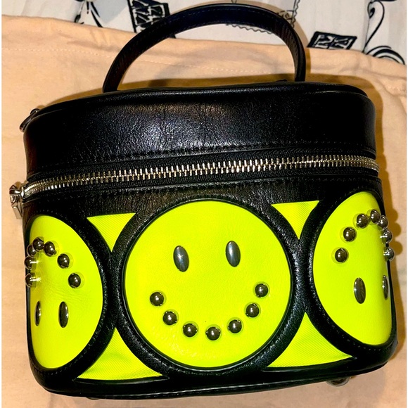 Rebecca Minkoff | Bags | Rebecca Minkoff Smiley Oblong Studded Leather ...